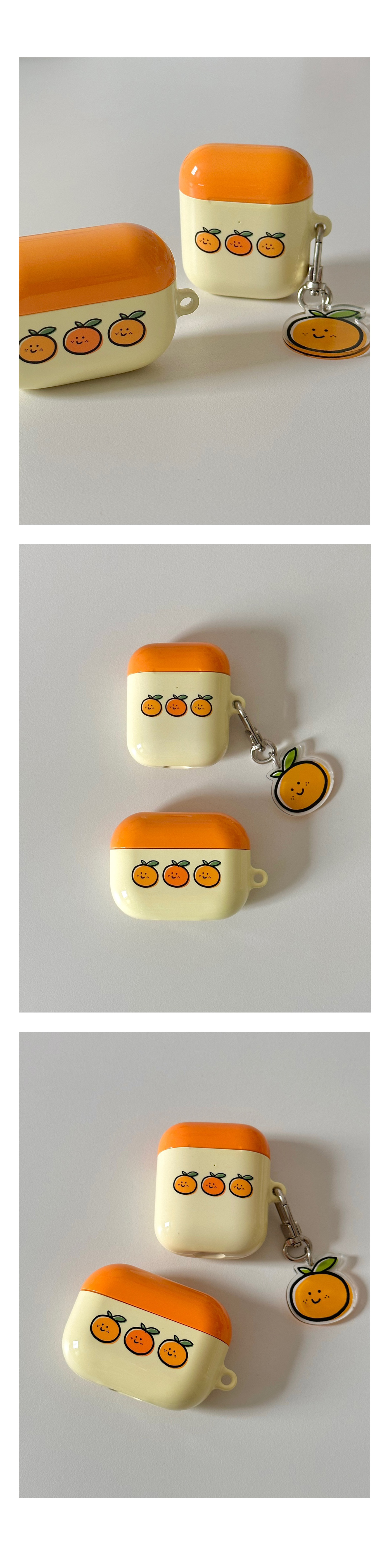 보라앤드 Three Tangerines AirPods case ver.2 - Frisbee